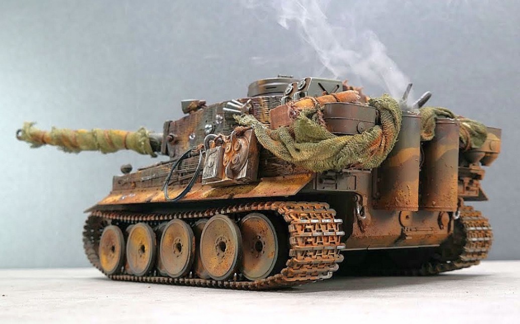 【改装展示】国产恒龙遥控坦克 1/16 虎式重型坦克 遥控模型