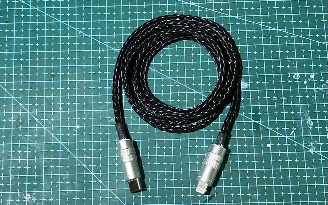 自制typec 2 lighting 线 支持PD 18w 快充USB 数据线,