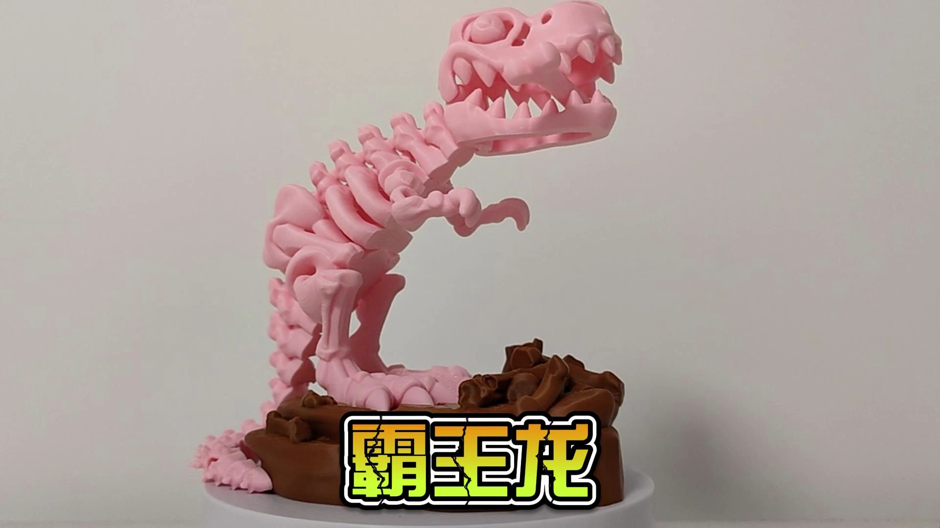 3D打印骨架霸王龙,可自由活动