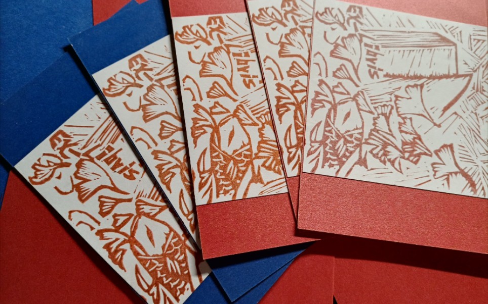 是今年教师节做的藏书票,终于想起来了