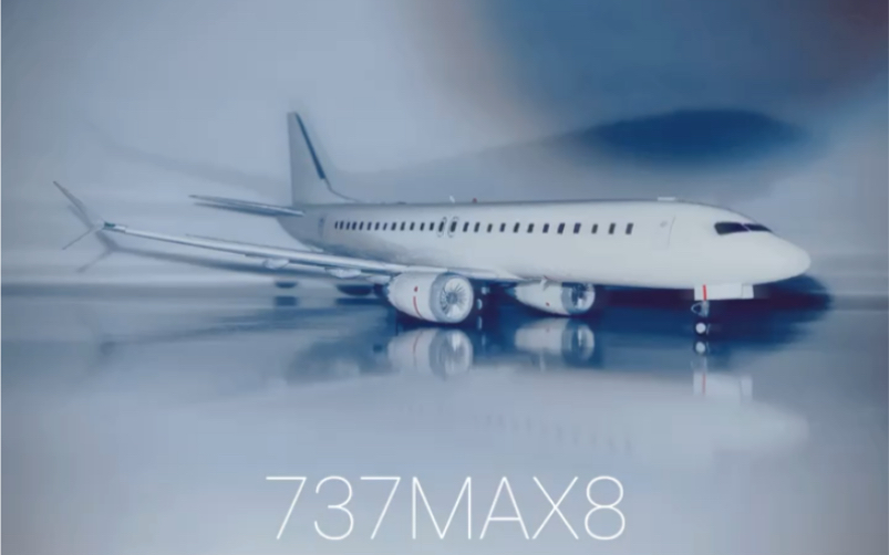波音737MAX8航模制作 (原创作品)