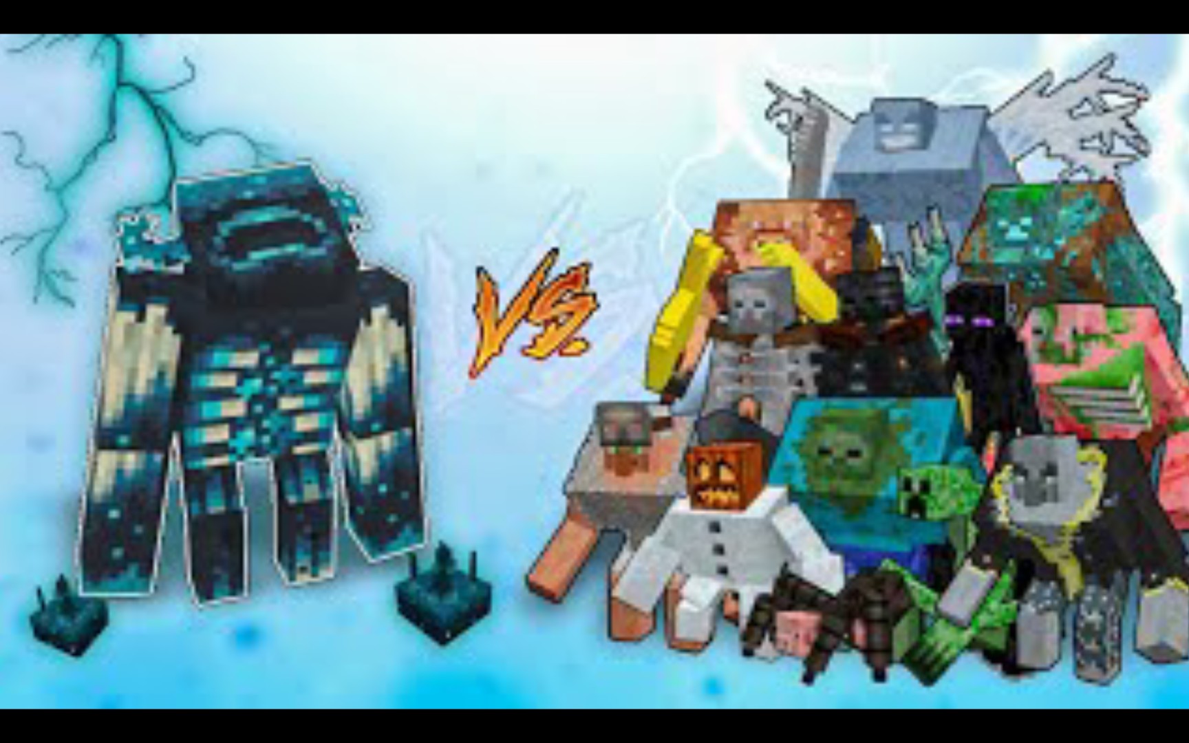 突变循声守卫 VS 突变生物丨MinecraftBE addon_哔哩哔哩bilibili_我的...