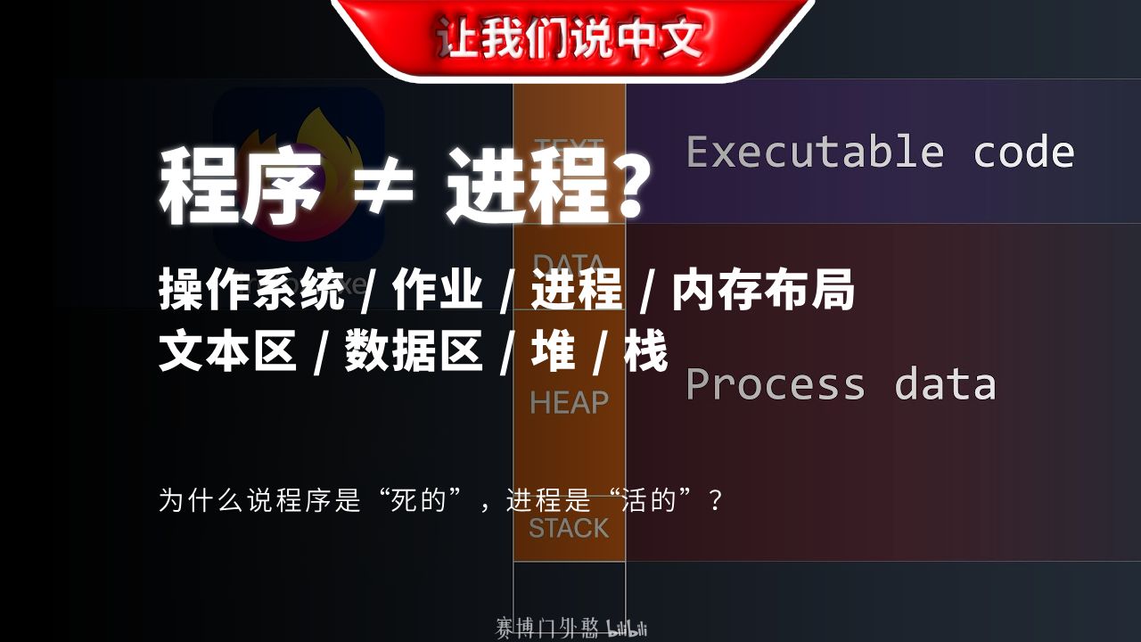 程序和进程到底啥区别?99%的程序员都可能搞混!| 计算机基础 / 操作...