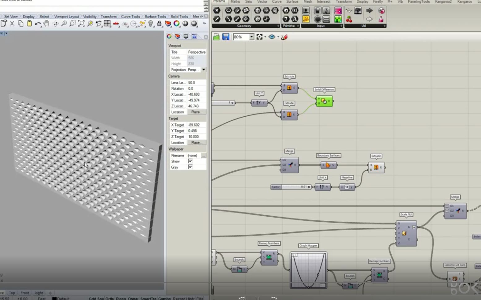 ...Grasshopper/RHINO/零基础/逻辑/教程/案例/逐步演示/产品/建筑/景观/