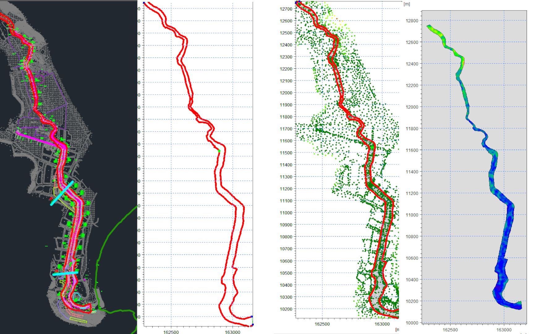 mike21:把CAD地形图导入到mike中生成边界网格图