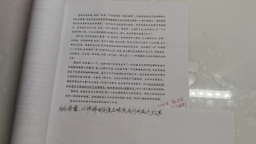 从修辞的角度品味语句的答题方法
