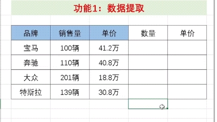 excel快速填充功能的使用