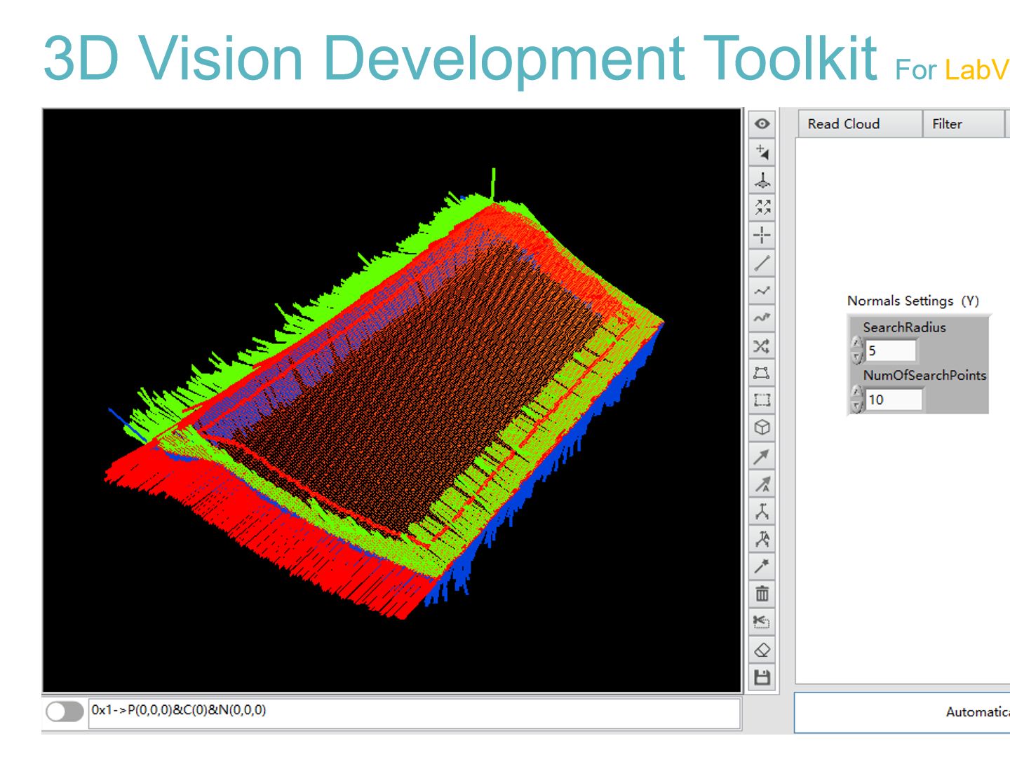 LabVIEW 3D视觉开发工具包系列教程——6.5 机器人打磨智能轨迹...