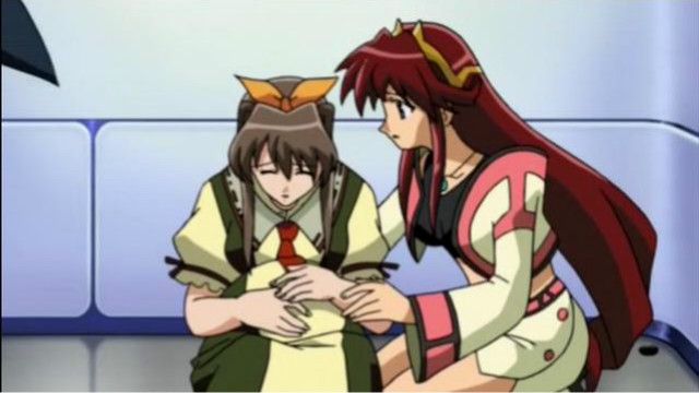 在宇宙船上,孕妇肚子痛要生孩子了!