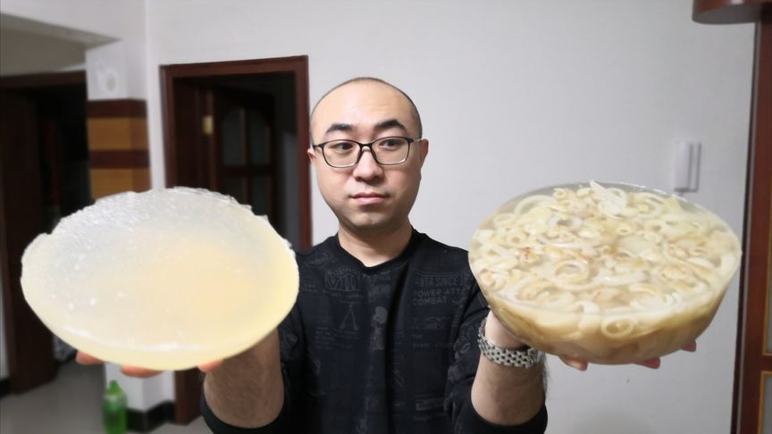 传统方法熬制出来的皮冻,爽滑Q弹胶原满满,绝对是佳节必备美食