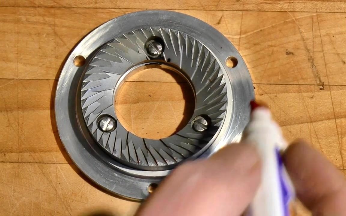 刀盘校正-最小损伤方式的锡纸法-Aligning A Flat Burr _ The Right Way ...