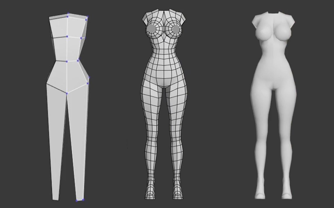 ...3DMAX人物建模角色模型零基础入门教程,3D人体结构讲解,3D建模...