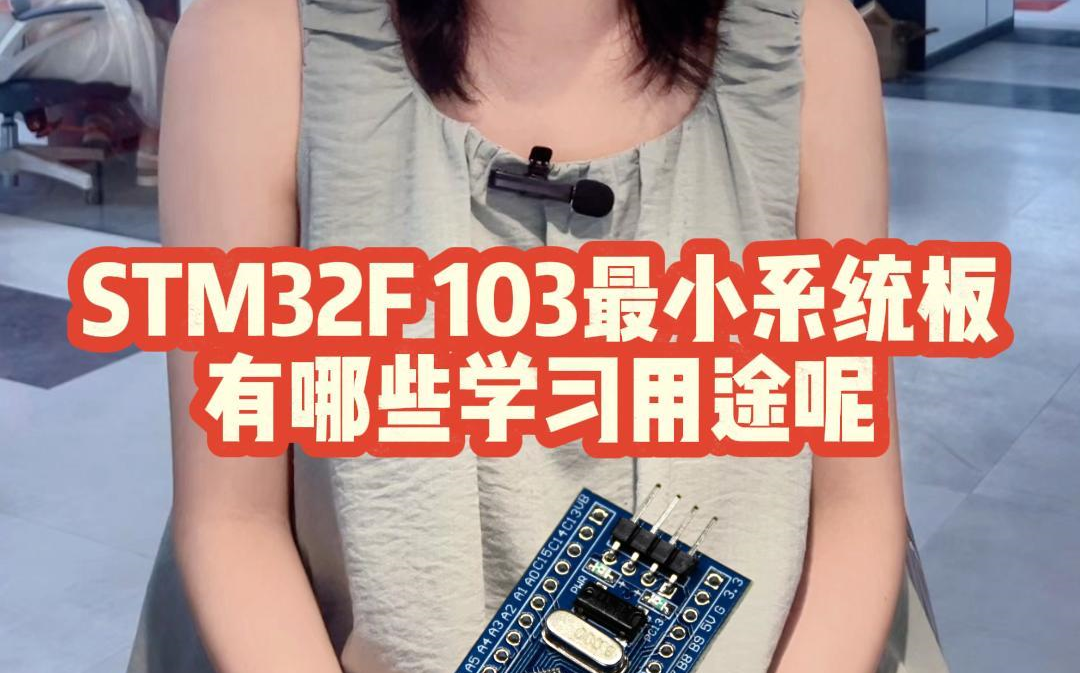听学姐告诉你,买一块stm32F103单片机最小系统板能学到什么?
