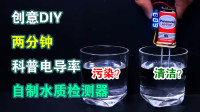 超简单原理,1节电池2根螺丝,几分钟就能轻松检测你家的水质