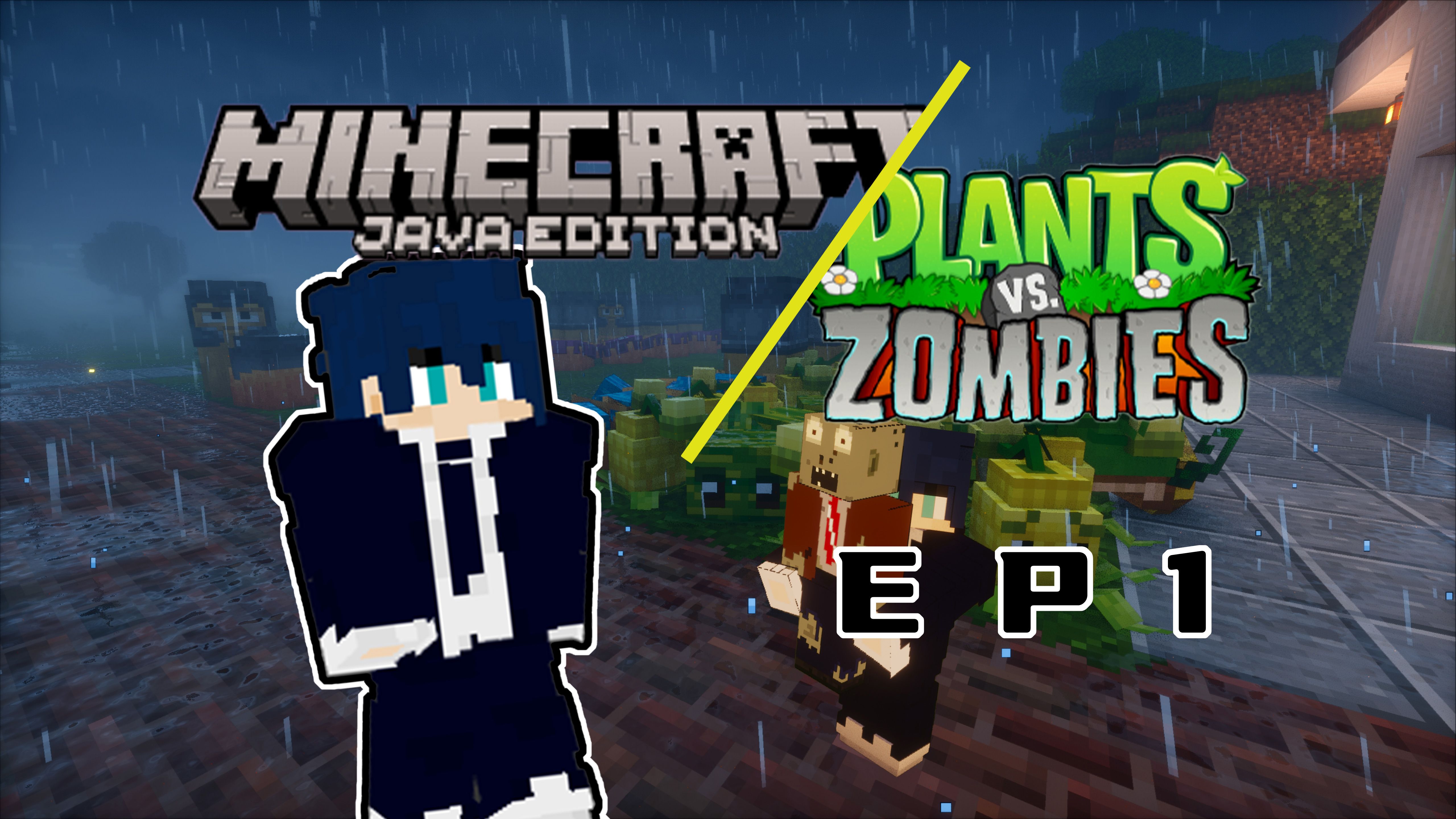 EP1【森罗万藏】MC植物大战僵尸整合包 单人生存_单机游戏热门视频