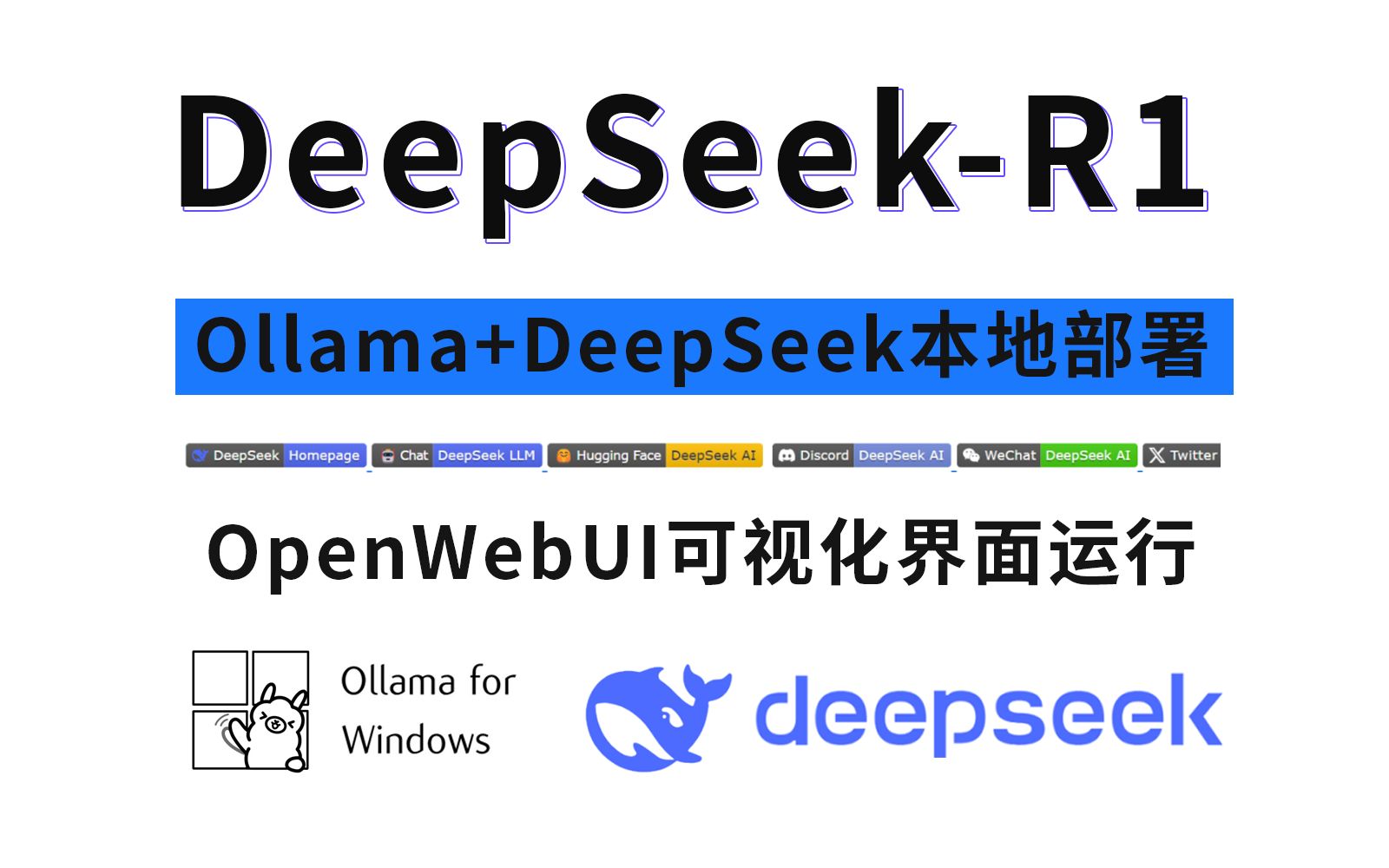 【DeepSeek-R1免费本地部署教程】使用ollama本地部署DeepSeek-...