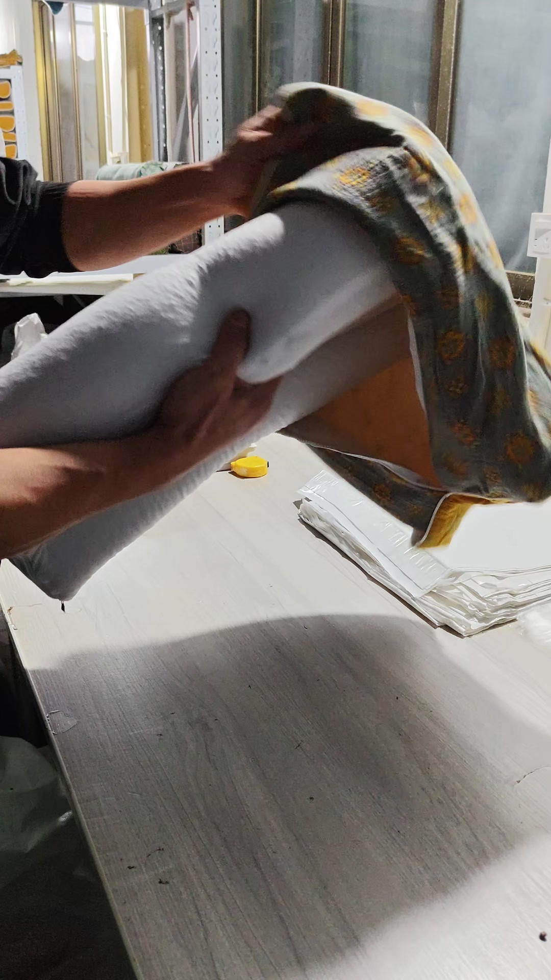 工厂直发 现做现发的荞麦枕 #高温杀菌 #荞麦壳枕头 #舒适睡眠 #加厚...