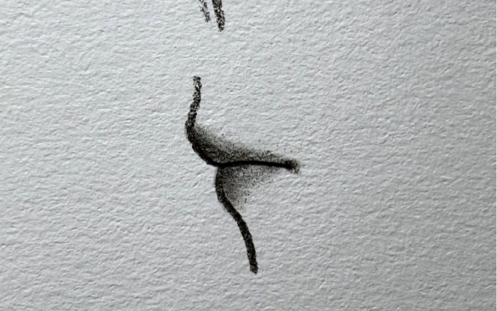 侧面嘴巴的画法,告别画凸嘴