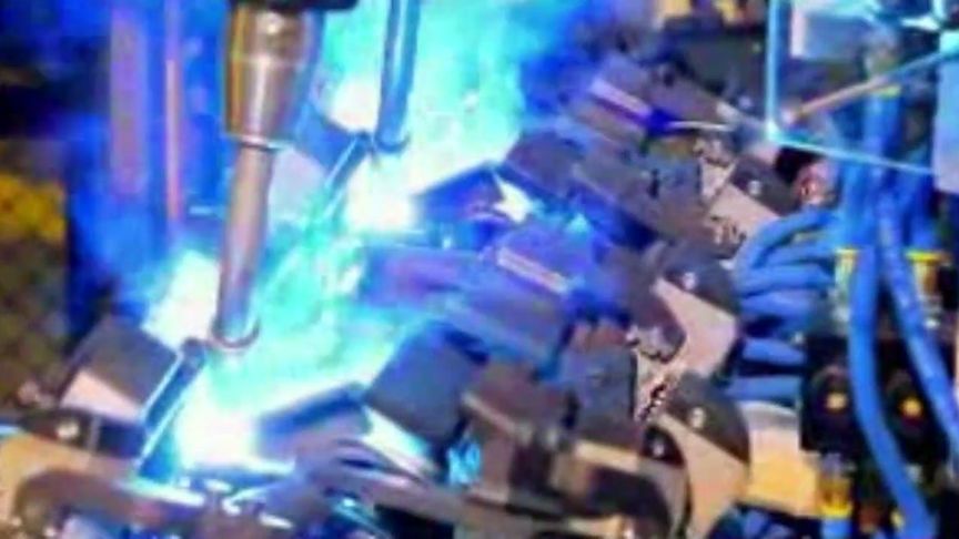 机器人自动化冲压件与钢管焊接加工