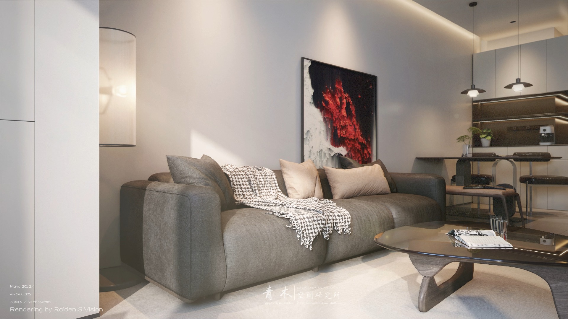 一个近期设计案例之一,现代风格家装