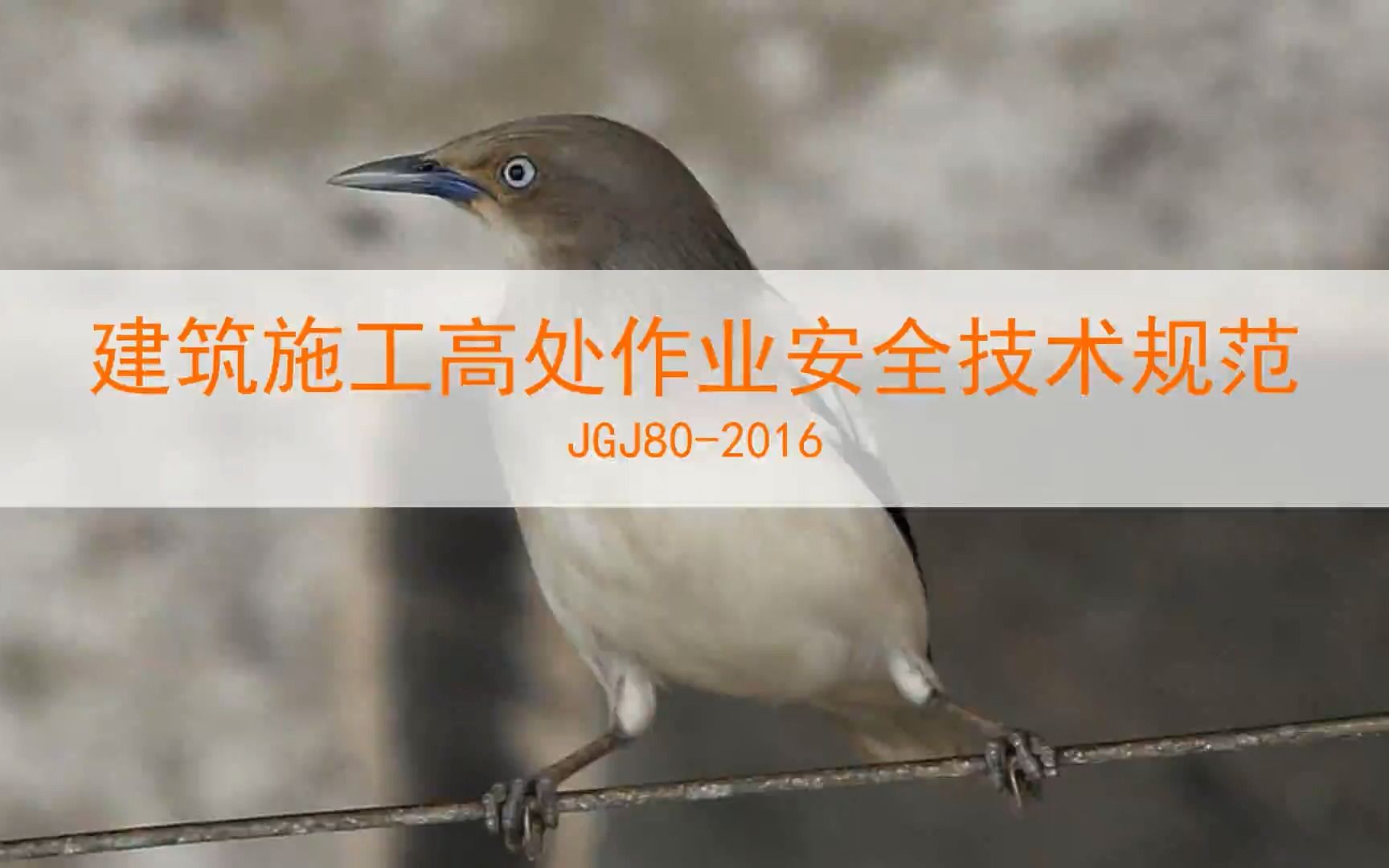 《建筑施工高处作业安全技术规范》JGJ80-2016解析