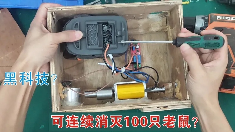 最新发明,可连续消灭100只老鼠的高科技捕鼠器