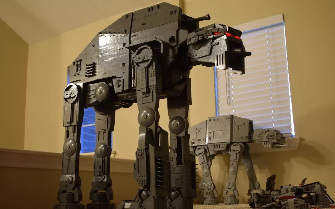 乐高星球大战1.5万个零件UCS级别AT-M6步行机甲MOC
