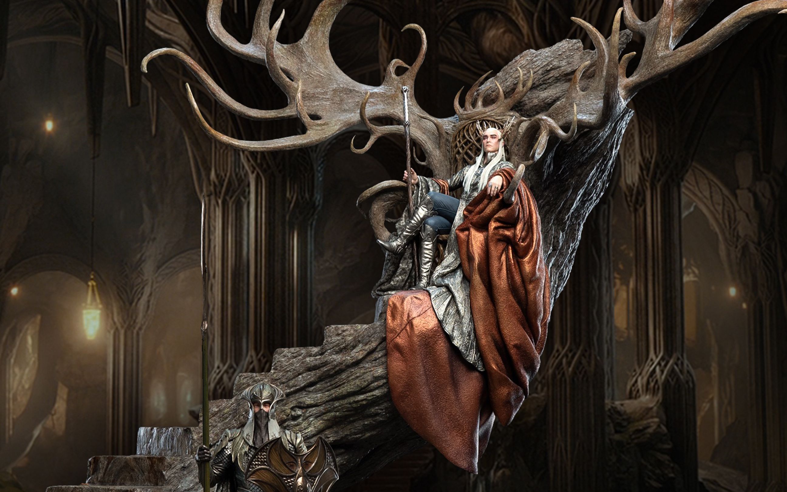 《霍比特人》林地之王瑟兰迪尔1/6雕像官方介绍——weta工作室大师...