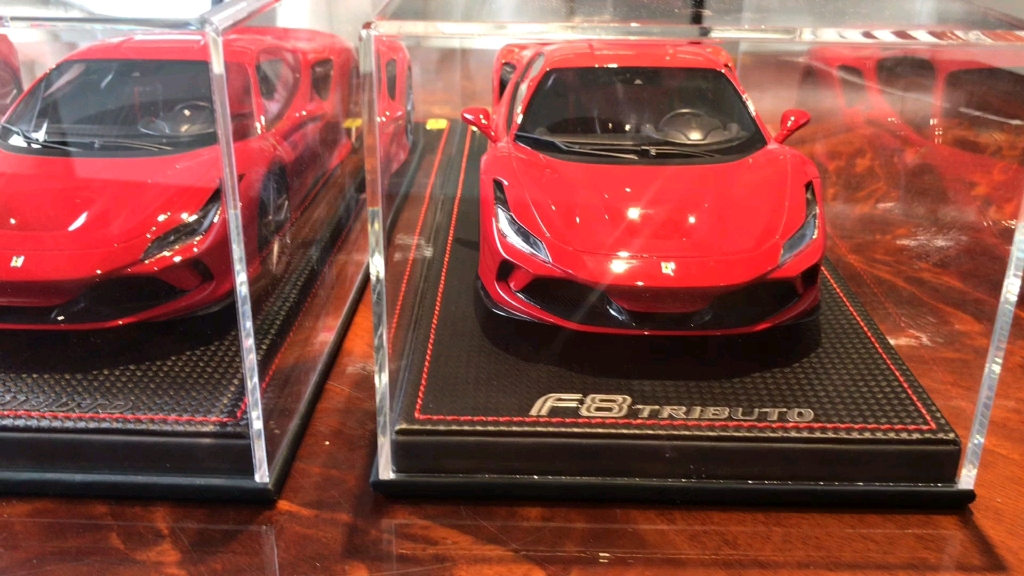 MR 1:18 法拉利 F8 超跑高端树脂汽车模型开箱!