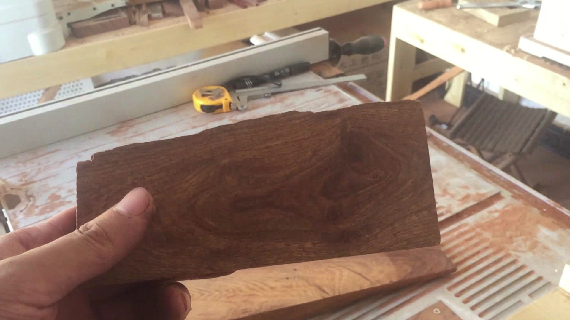 传统榫卯制作微型小叶紫檀镶黄花梨五屏风式罗汉床