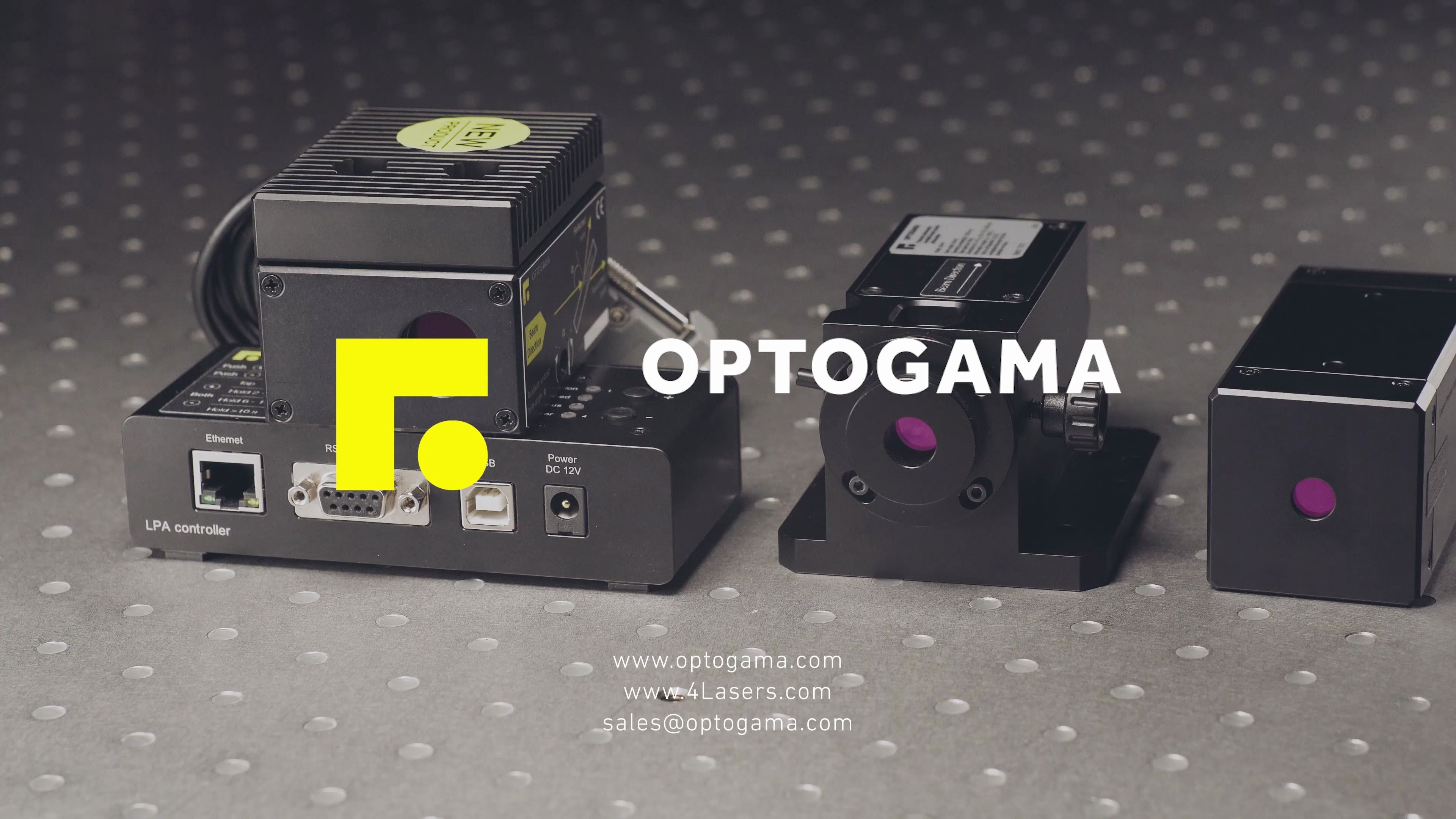 Optogama电动激光功率衰减器LPA产品视频