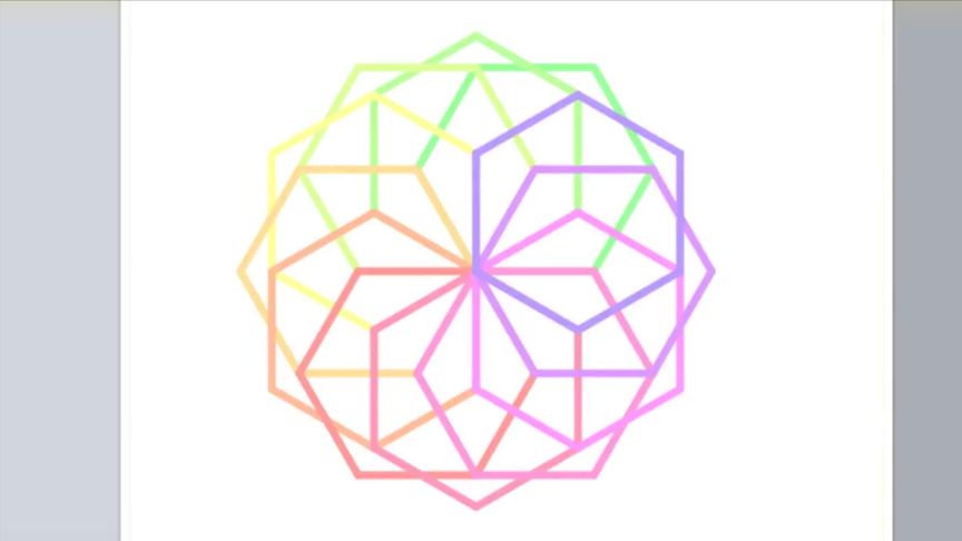 少儿图形化编程——神奇的六边形,手把手教你用代码画图