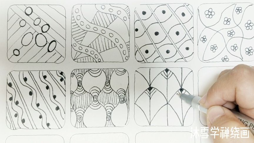 直线、弧线、圆圈的练习,线描画基础必备,零基础绘画