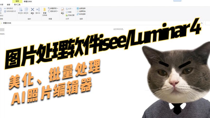 电脑上两款好用的图片处理软件isee\Luminar 4,简单易用