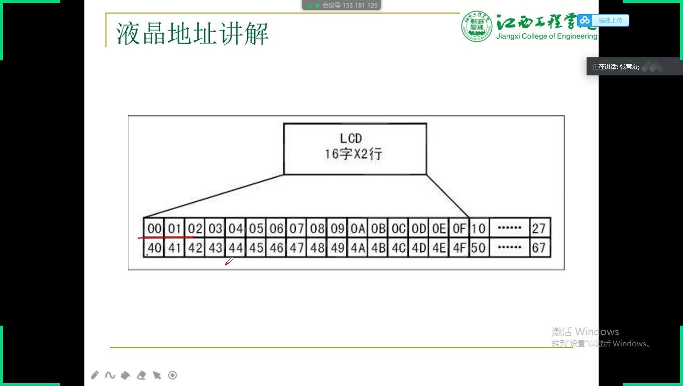 5.2.2 LCD1602的液晶显示地址说明