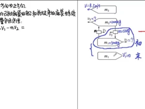 高中物理(选修3-5)10动量守恒定律应用六(多物体多过程)