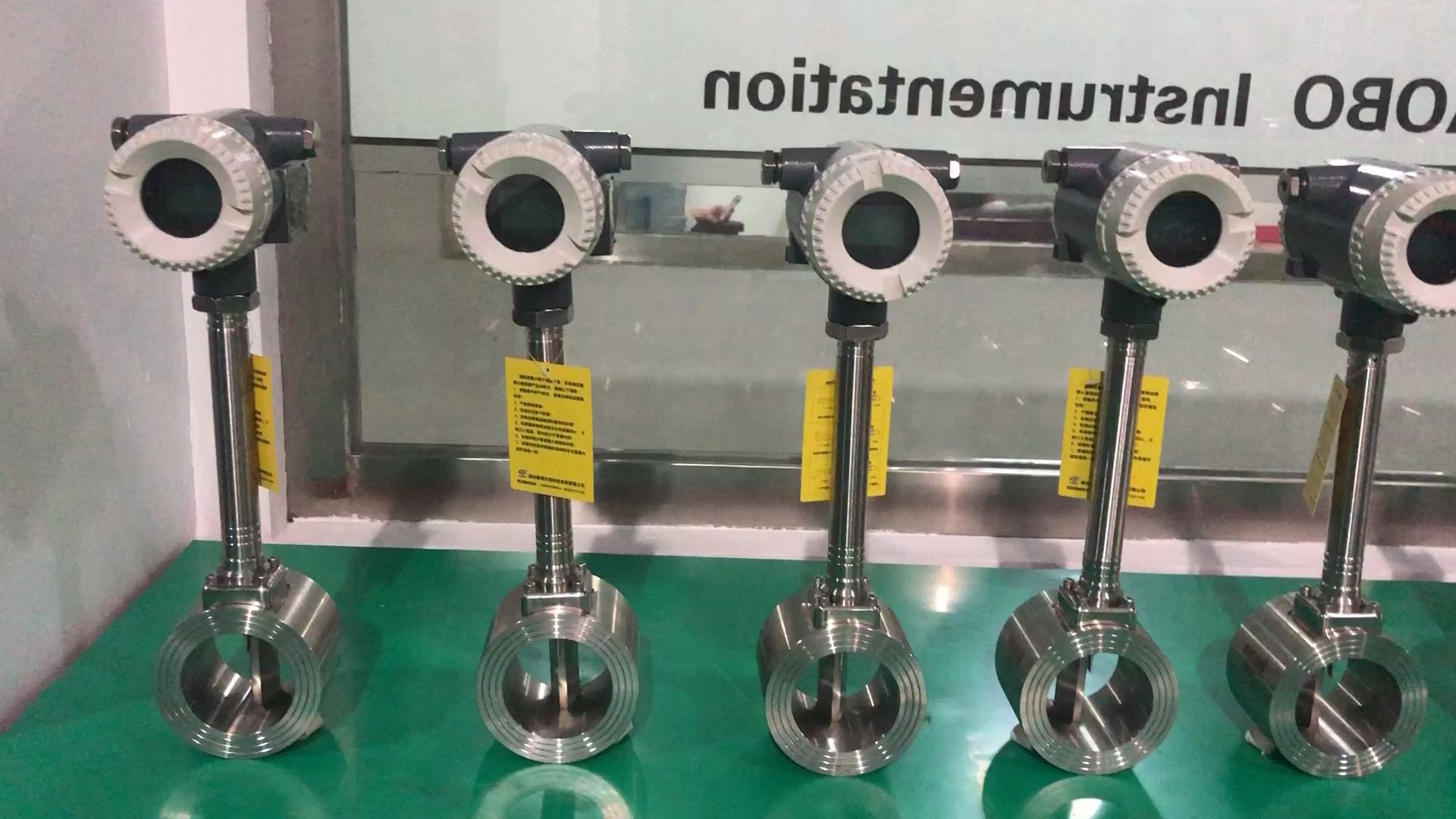 奥博资讯丨客户购买智能型涡街流量计,第一批生产完毕~