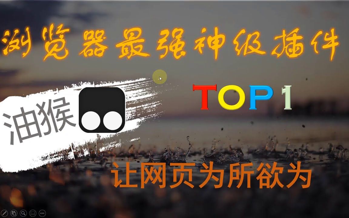 Chrome浏览器 最强神级插件TOP 1 !让你的网页为所欲为 ,你能想到的...