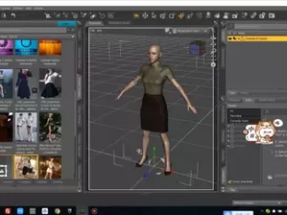 5, 1 从Daz快速制作老师和学生人物模型导入ue4