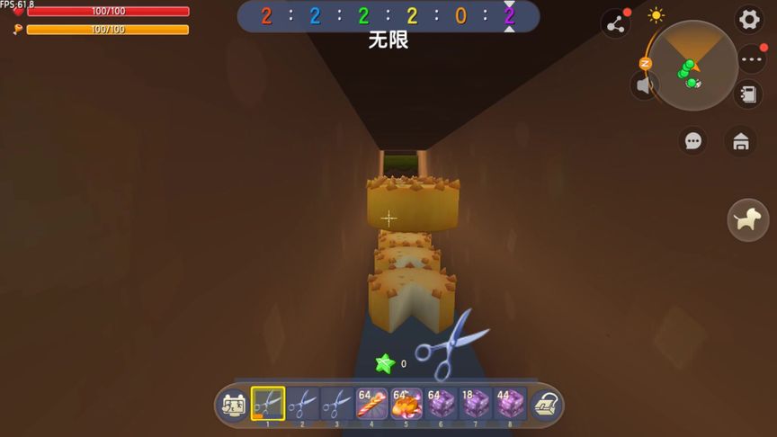 迷你世界:这个图有点费鼠标啊,差点按坏了都!