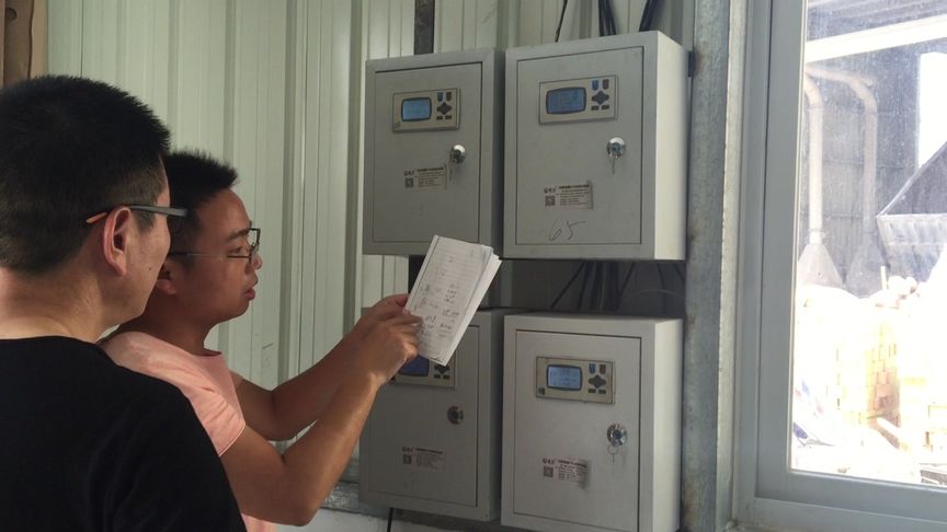 厦门精川饱和蒸汽流量计在纺织厂应用现场(显示流量,温度,压力)