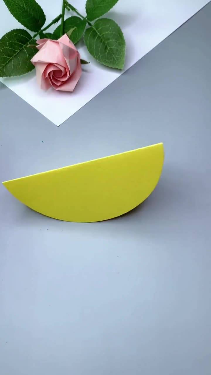 手工:用纸做个好玩的小蜗牛不倒翁,非常简单