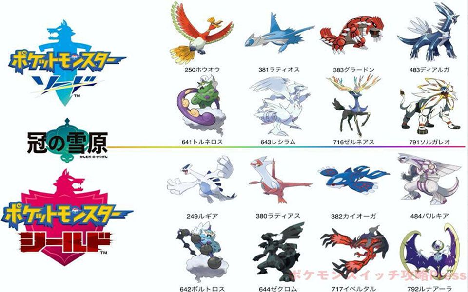 宝可梦剑盾-已捕捉神兽坐标重定位