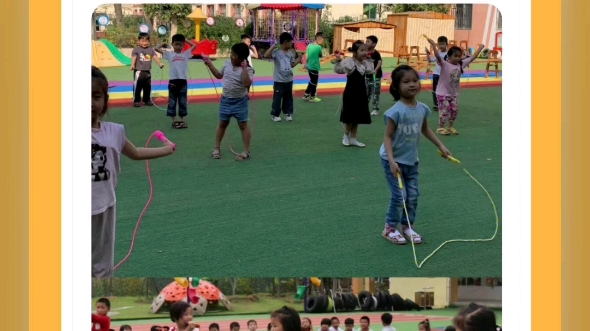 ߓ�幼儿园游戏案例——绳子运动乐 #幼儿园大班体育游戏 #幼儿园...