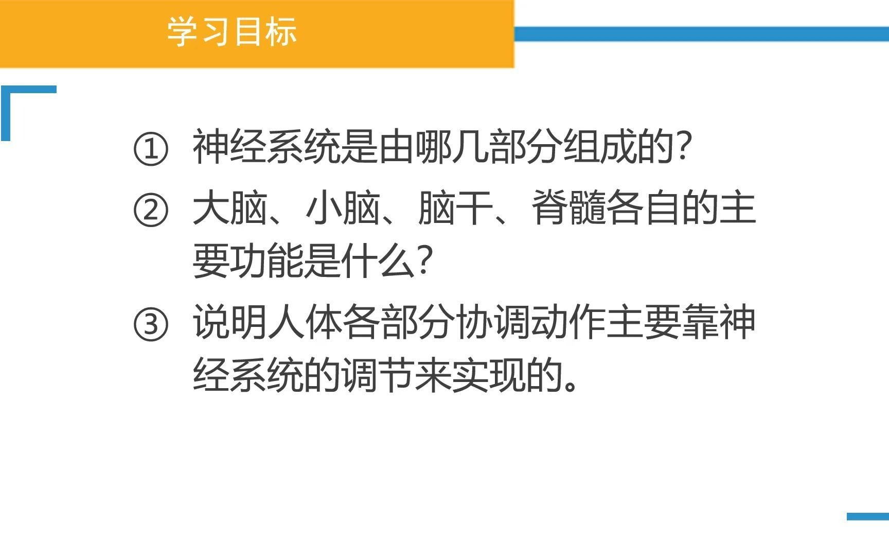 1.神经系统的组成