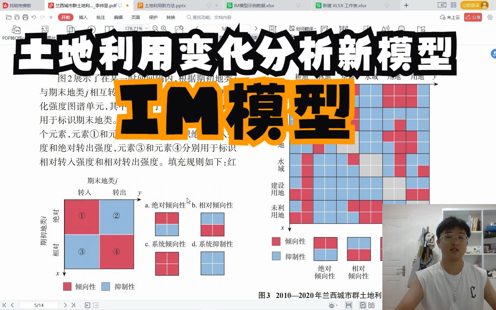 土地利用变化分析新模型之IM模型(下)