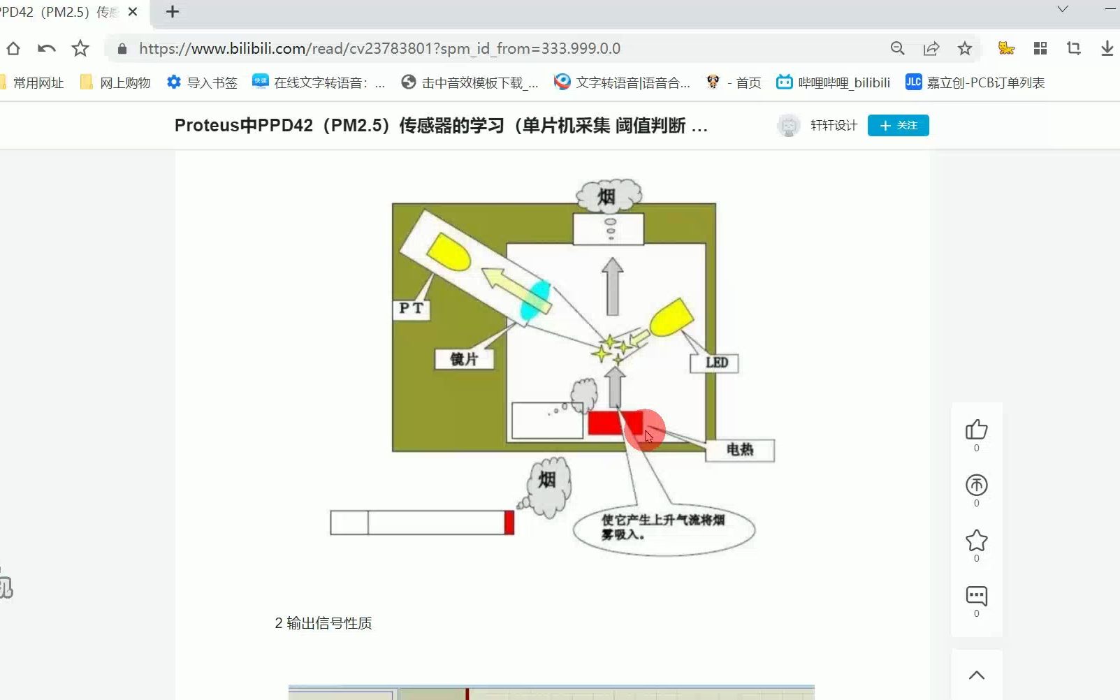 Proteus中PPD42(PM2.5)传感器的学习(单片机采集 阈值判断 新风系统...