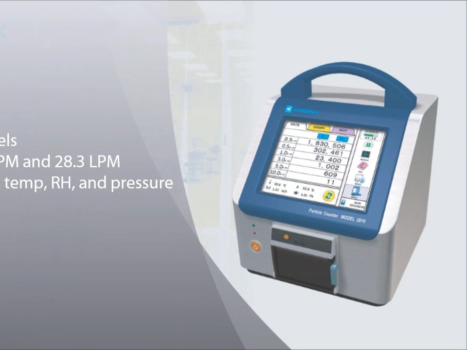 Kanomax大流量尘埃粒子计数器3905/3910仪器介绍