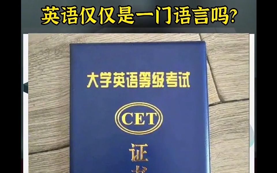 “英语仅仅只是一门语言吗?建议高考外语降至100分!”