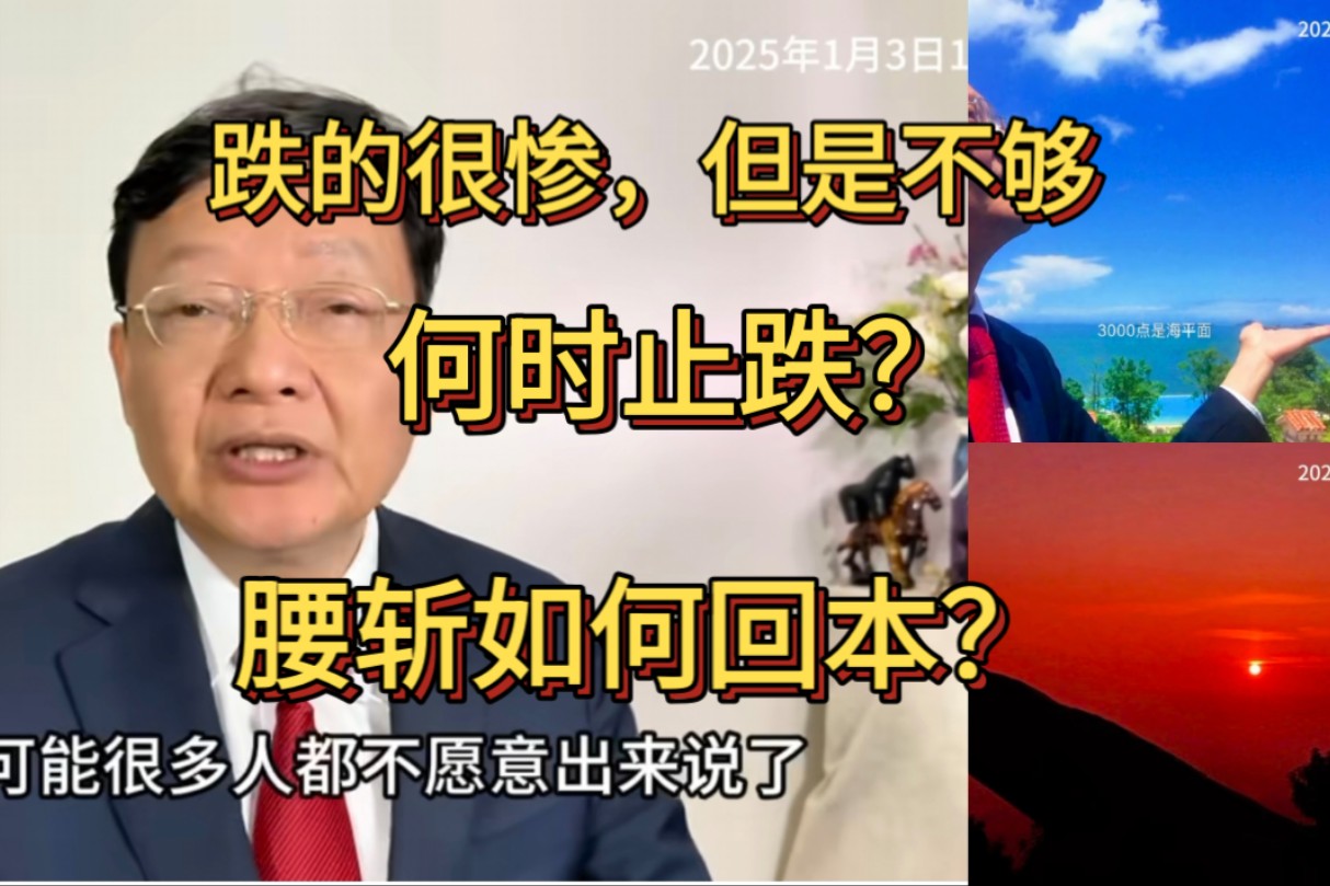 1.4 李大霄抽象解析 3000点才是海平面 杀融资盘?为何说会爆的?大霄...